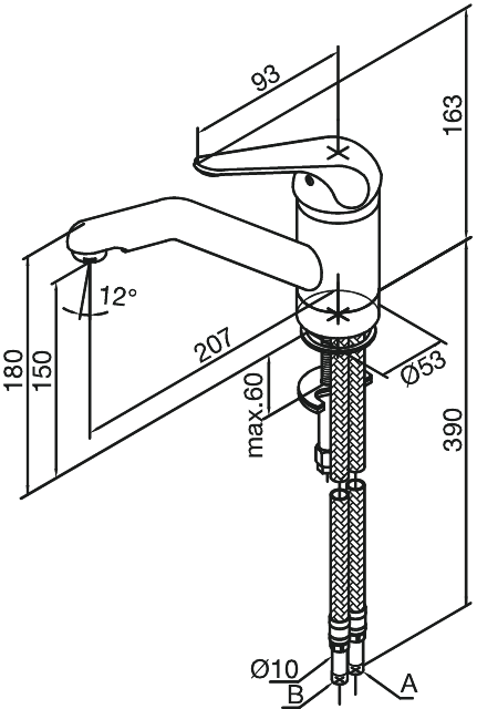 Apollo Plus Chrome Kitchen Mixer [https://damixa.com]